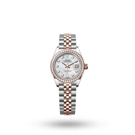 Rolex Lady Datejust Everose Rolesor Combination Of Oystersteel And