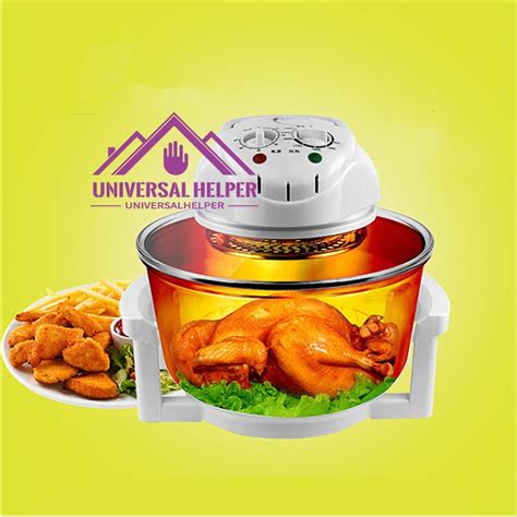 เตาอบ หม้ออบลมร้อนอเนกประสงค์ หม้ออบลมร้อน หม้ออบไก่ ขนาด 12 ลิตร แถมฟรี ตะแกรง 2 ชิ้น และที่คีบ