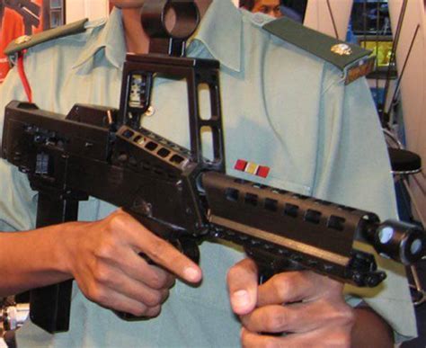 Here Is The Malaysian Vb Berapi Lp06 Which Has An Intresting Design Forgottenweapons