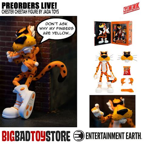 Jada Reveals Cheetos Chester Cheetah Action Figure And Preorders Live