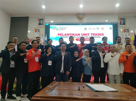 Dhani Sudirman Lantik Dan Kukuhkan Tujuh Unit Teknis Karang Taruna