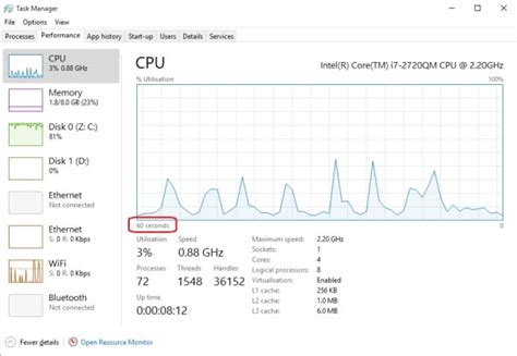 Increase Task Manager Performance View Beyond Seconds Solved Windows Forums
