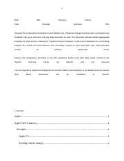 BUS 599 Capstone Project 1 BUS 485 Final Capstone Project Strategic Business Plan Integrate