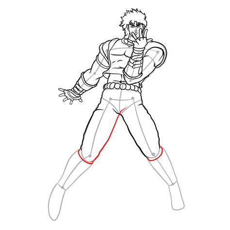 Нарисовать джонни джостара