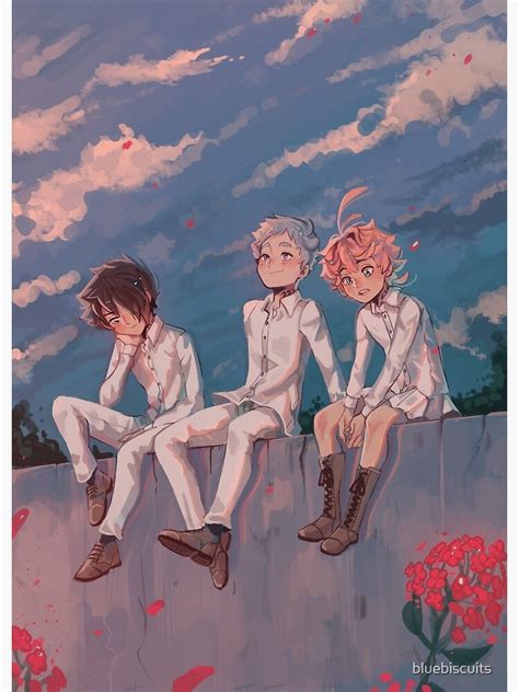 The Promised Neverland Art Print For Sale By Bluebiscuits Redbubble