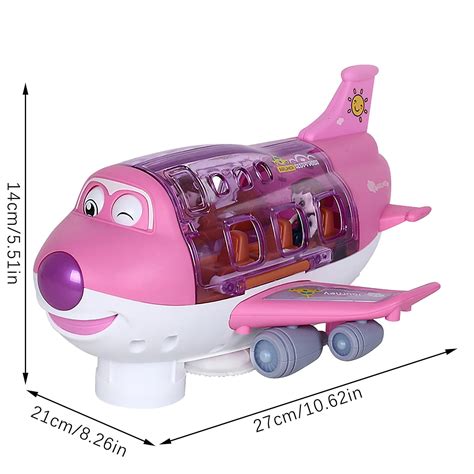 Avión De Juguete Huoguo Q Cute Passenger Con Música Y Luz 360