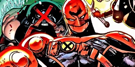 X Force Showcases Red X Men Costumes Perfect For Their New Take On Juggernaut
