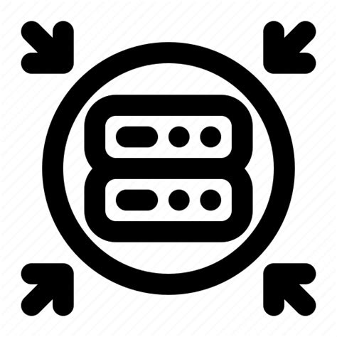 Data Center Server Storage Big Hosting Database Icon Download