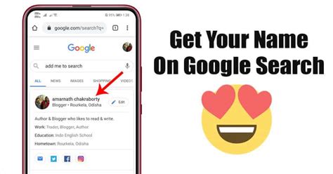 How To Get Your Name On Google Search People Card