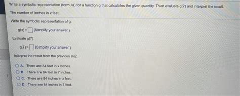 solved write a symbolic representation formula for a