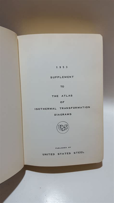 Supplement To Atlas Of Isothermal Transformation Diagrams Good