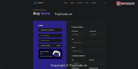 Web Thương Mại điện Tử Bán Playstation Html Css Js Boostrap Scrollreveal Gsap Và Formsubmit