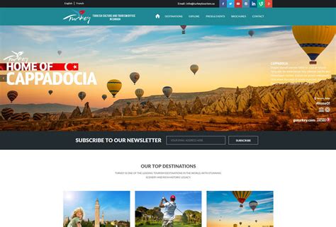 Turkey Tourism Website Design Development By Kinex Media