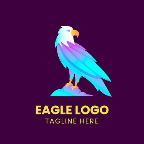 Premium Vector Gradient Golden Eagle Logo Template