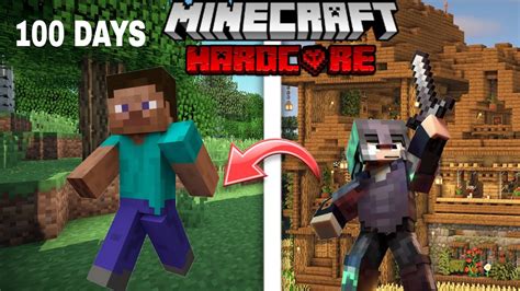I Survive Minecraft Hardcore 100 Days Minecraft YouTube