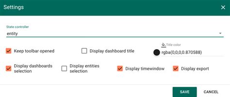 Malfunction Of Setting Dashboard Issue Thingsboard Thingsboard GitHub