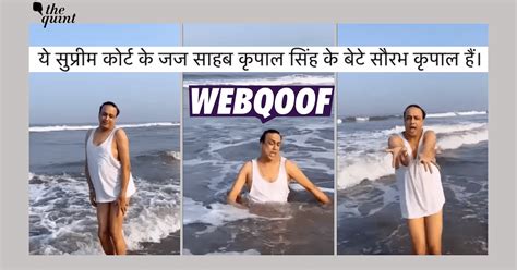 Fact Check No This Viral Video Doesnt Show Senior Advocate Saurabh