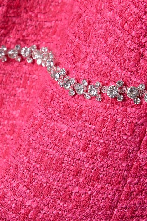 SELF PORTRAIT Crystal embellished bouclé tweed midi dress THE OUTNET