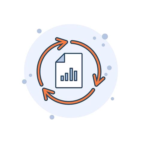 Premium Vector Cartoon Document Update Icon Vector Illustration Diagram Icon On Bubbles