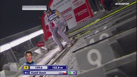 Zwycięski skok Kamila Stocha z Klingenthal w roku Skoki narciarskie wideo Eurosport
