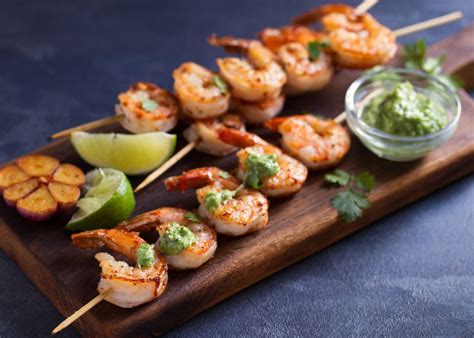Brochettes De Crevettes Cajun