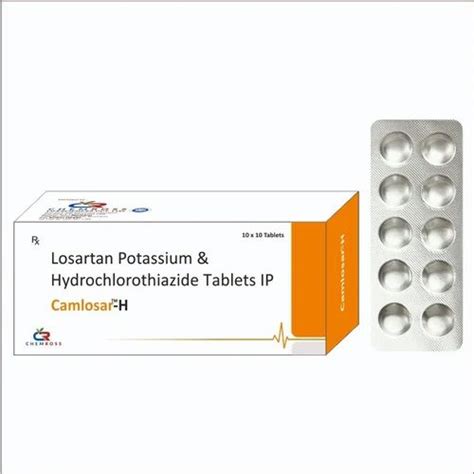 Losartan Potassium And Hydrochlorothiazide Tablets Ip At Rs 2500box