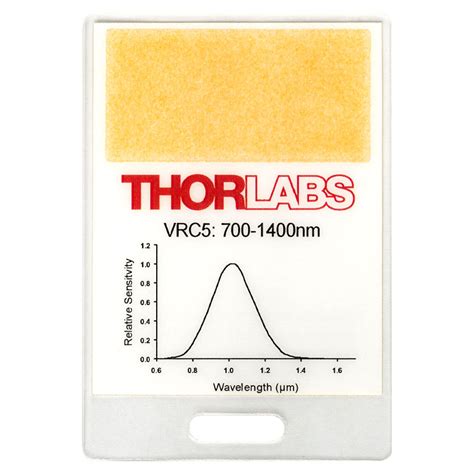Thorlabs Vrc5 Ir Detector Card 700 1400 Nm