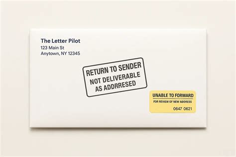 How To Avoid Mail Being Returned To Sender Usps Codes Fixes Prevention