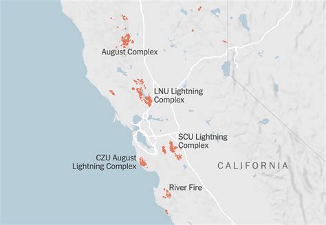 Map Of California Forest Fires