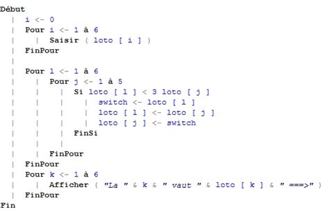 Exercice D Algorithmique Avec Double Boucle Et Tableaux Laintimes