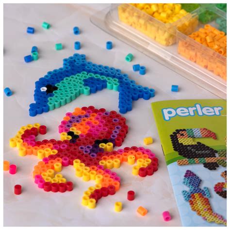 Mua Perler 17605 Assorted Fuse Beads Kit With Storage Tray And Pattern