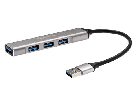 Переходник USB 3.0 адаптер / USB HUB / ЮСБ ХАБ "4 в 1" Telecom USB 3.0 ...