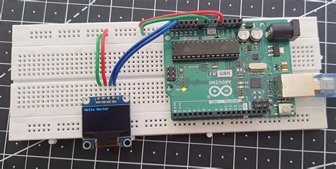 Arduino With SSD OLED Display Using I C