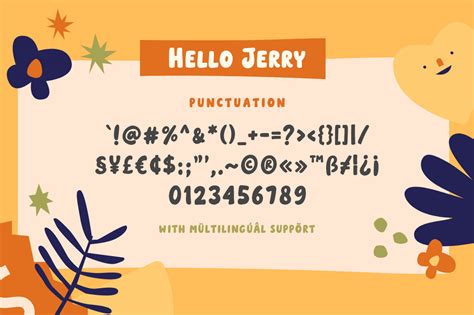 Hello Jerry Playful Bold Font Weape Studio