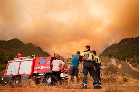 Imágenes De Los Incendios Forestales Dispersos En Diferentes Puntos De