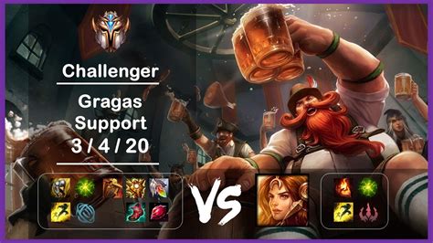 KR Challenger Replays Support Gragas Vs Leona Ep 4288 YouTube