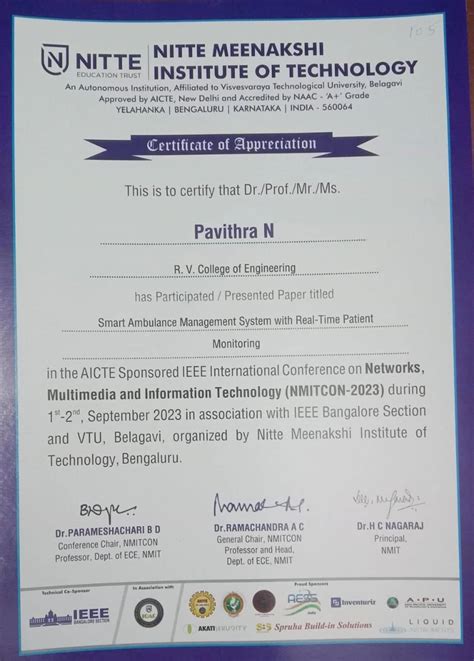 pavithra n on linkedin 🎉 successful publication of our first research paper in the ieee xplore…