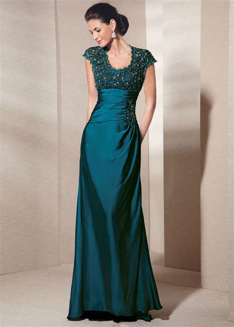 Peacock Green Mother Of The Bride Dress At Charlene Ortega Blog