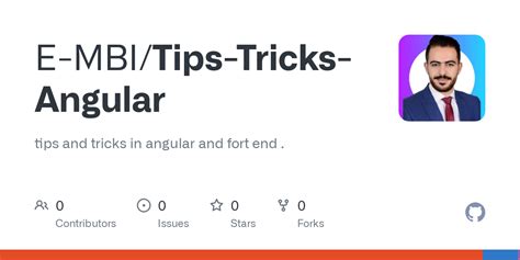 Github E Mbitips Tricks Angular Tips And Tricks In Angular And Fort