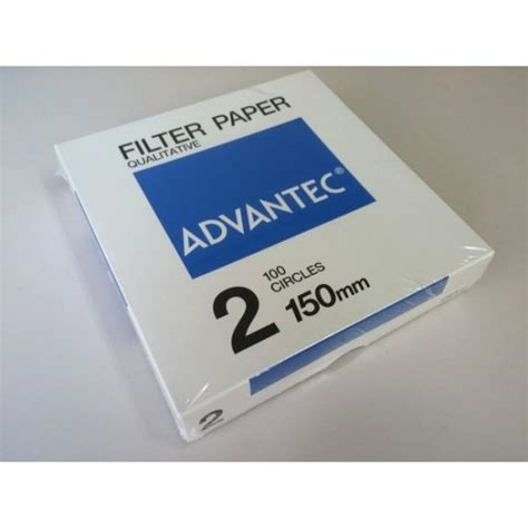 アドバンテック Advantec 定性濾紙 No2 150mmφ Jis P 3801 セルロース ろ紙 科学分析用 水質分析