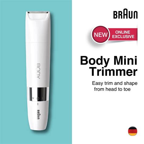 [Online Exclusive Model] Braun Body Mini Trimmer Wet & Dry with ...