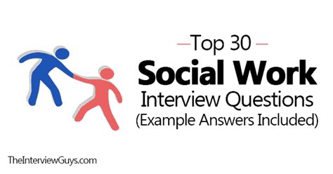 Top Social Work Interview Questions Example Answers Included