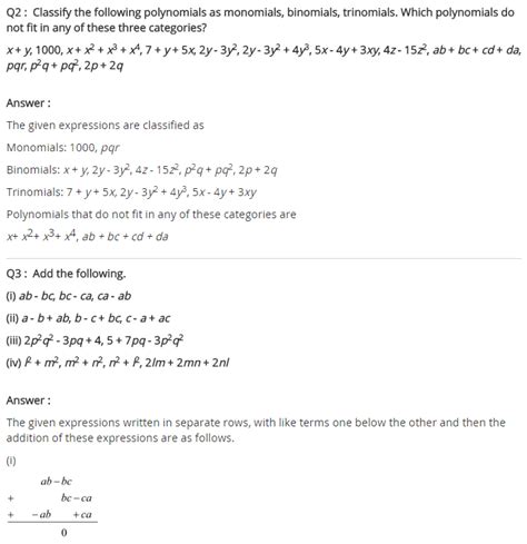 ncert solutions for class 8 maths chapter 9 algebraic expressions and