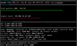 Wi Fiの電波強度をモニターするコマンドwavemonが初心者には分かり易い