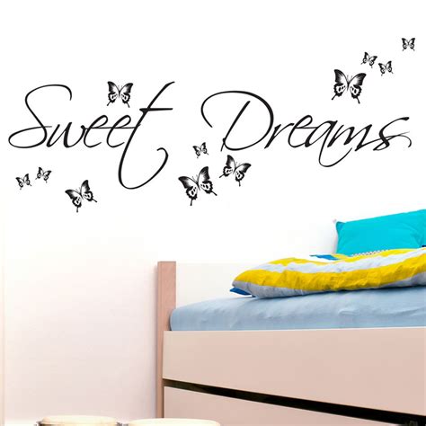 Sweet Dreams Wall Sticker Art Decals Quotes Bedroom W43 Ebay