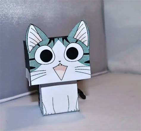 Как сделать оригами котика Поделки из бумаги