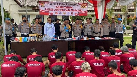 Polres Lampung Utara Ungkap Kasus Kejahatan Selama Didominasi Curas