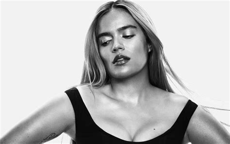 Download Monochrome Beauty Portrait Wallpaper Wallpapers Com