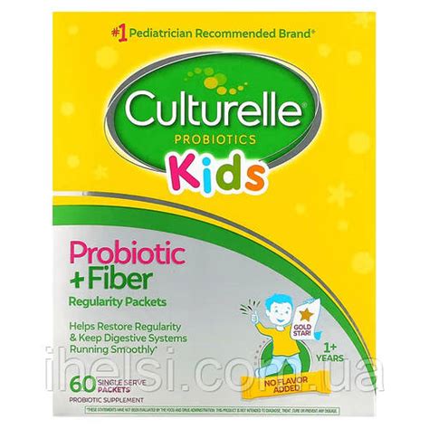 Купить Culturelle, пробиотики с клетчаткой для нормальной работы ...