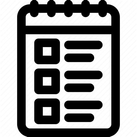 Notebook Icon Download On Iconfinder On Iconfinder